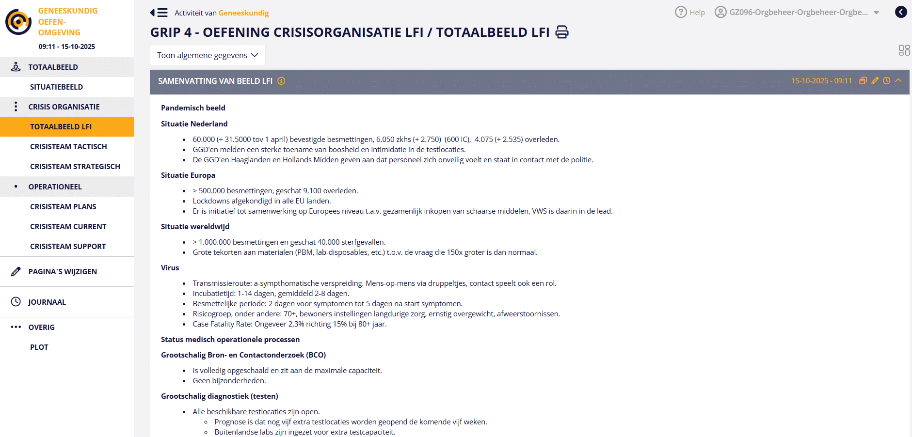 Informatiemanagement van groot belang bij uitbraak A-infectieziekte ...